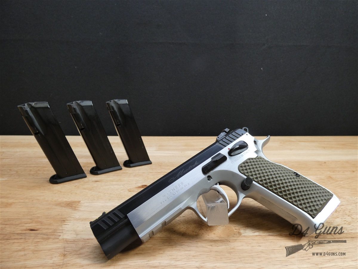 EAA Witness MATCH - .38 Super - Tanfoglio - P23L - 3 Mags - Two Tone ...