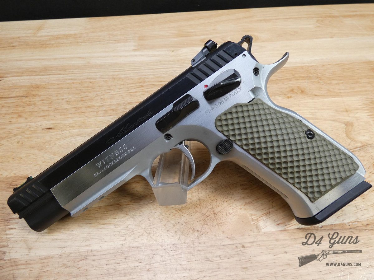 EAA Witness MATCH - .38 Super - Tanfoglio - P23L - 3 Mags - Two Tone ...