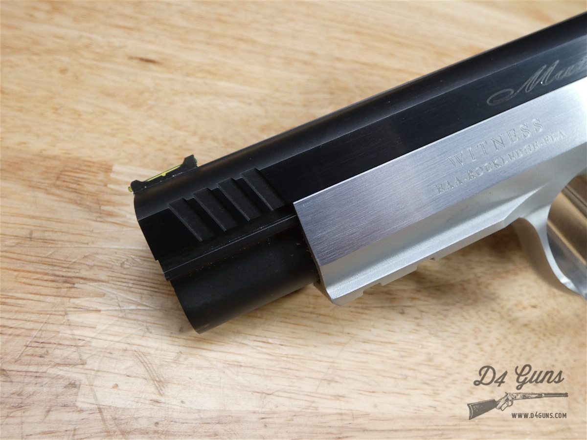 EAA Witness MATCH - .38 Super - Tanfoglio - P23L - 3 Mags - Two Tone ...