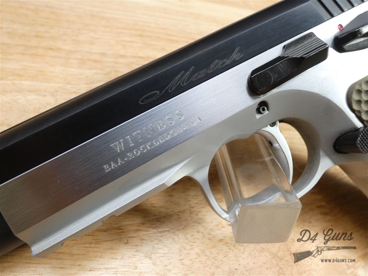 EAA Witness MATCH - .38 Super - Tanfoglio - P23L - 3 Mags - Two Tone ...