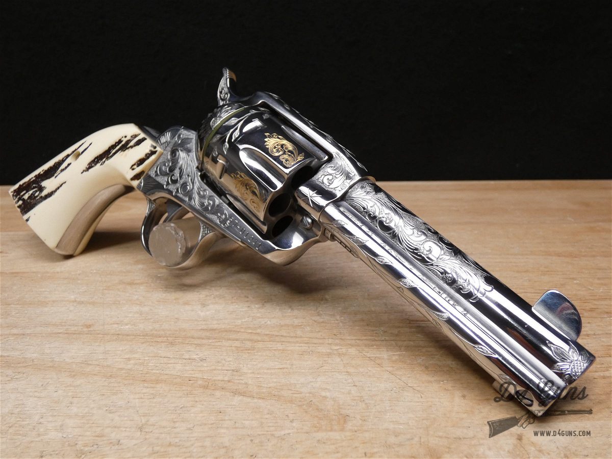 Ruger New Vaquero 2-Gun Set - .45 LC - Stainless & Gold Factory ...