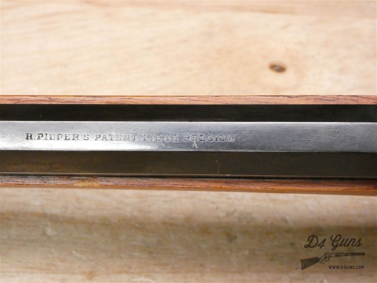 Belgian H. Pieper Bayard Single Shot Rifle - .22 Cal - Rolling Block ...