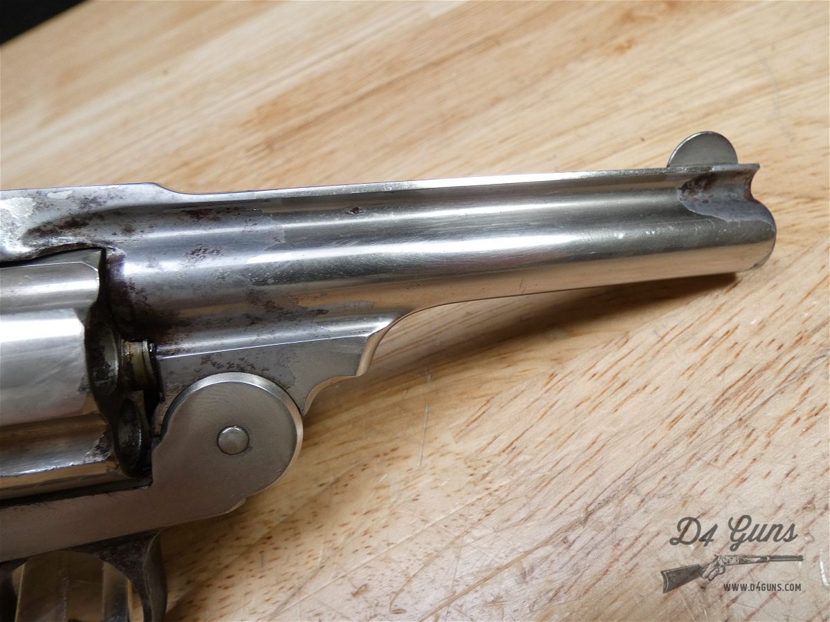 Iver Johnson Safety Hammerless Owl Head - .38 S&W - Top Break - Nickel ...