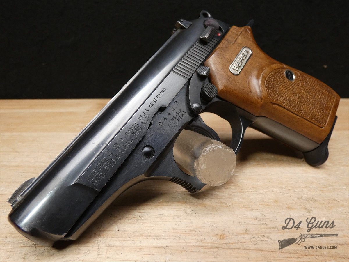 Bersa 383 DA - .380 ACP - Argentinean - PPK/s Clone - 1 Mag - Compact ...