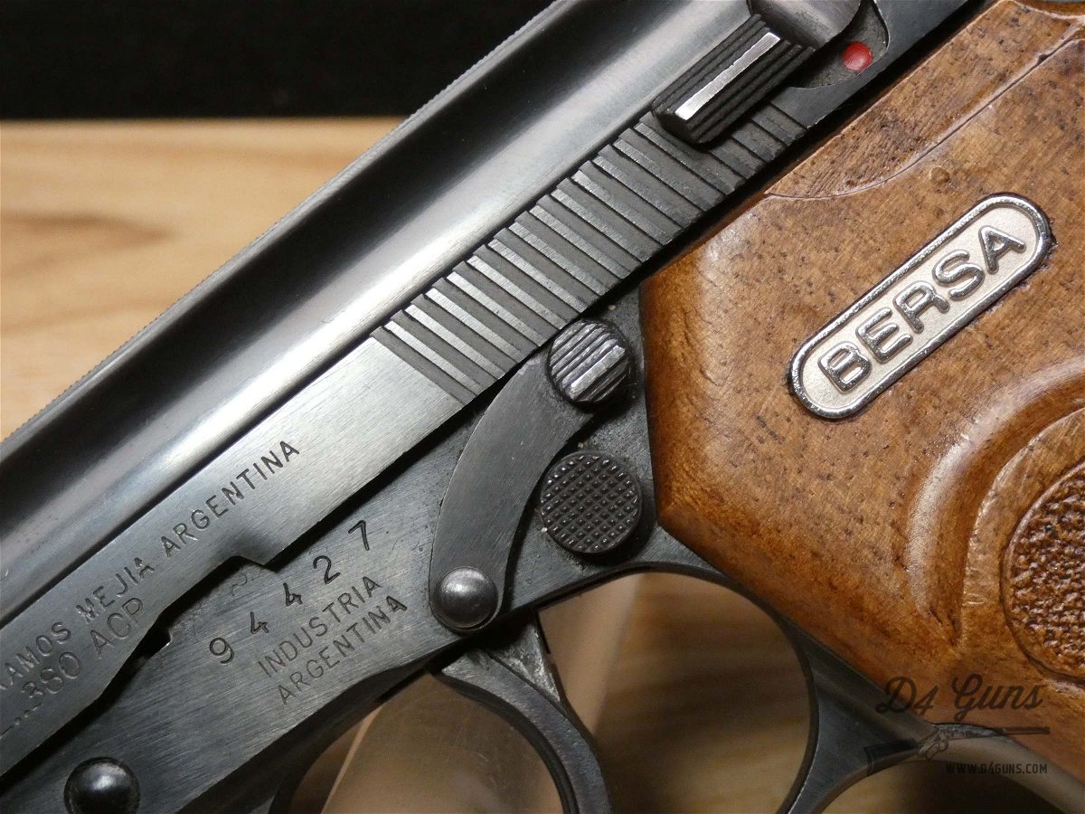 Bersa 383 DA - .380 ACP - Argentinean - PPK/s Clone - 1 Mag - Compact ...