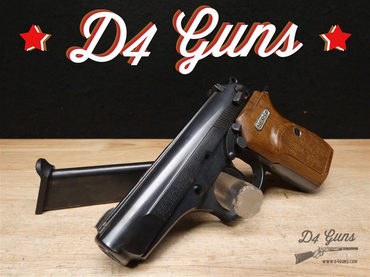 Bersa 383 DA - .380 ACP - Argentinean - PPK/s Clone - 1 Mag - Compact ...