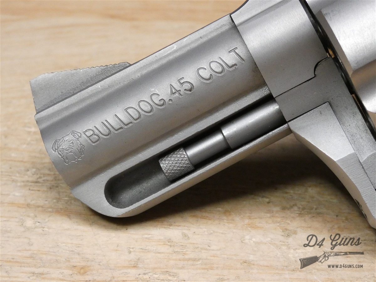 Charter Arms Bulldog - .45 Colt - 5-Shot - Stainless - Compact Revolver ...