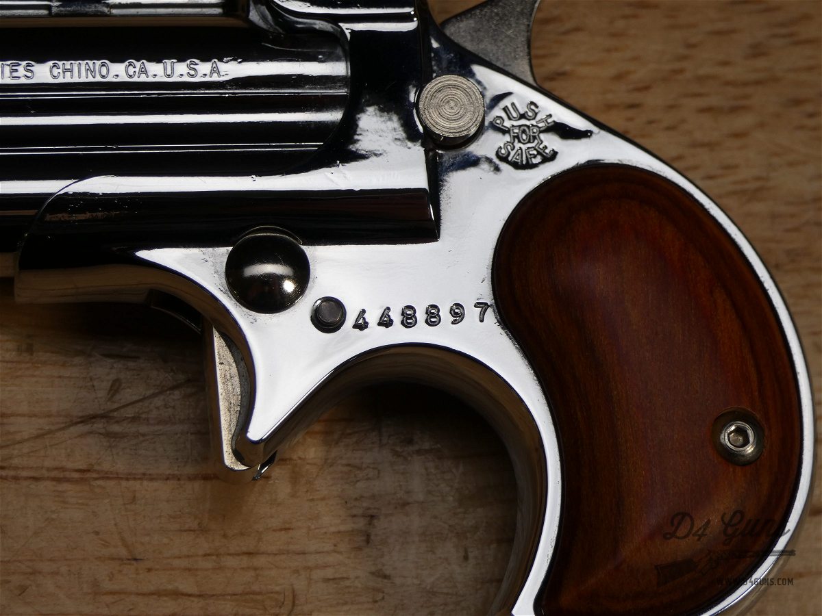 Davis Industries DM-22 - .22 Mag - Derringer W/BOX & Manual! Chrome ...