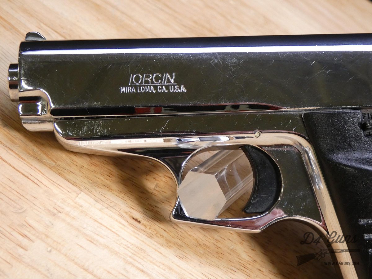 Lorcin Model L380 - .380 ACP - w/ OG Box & Magazine - 7rd - Chrome ...