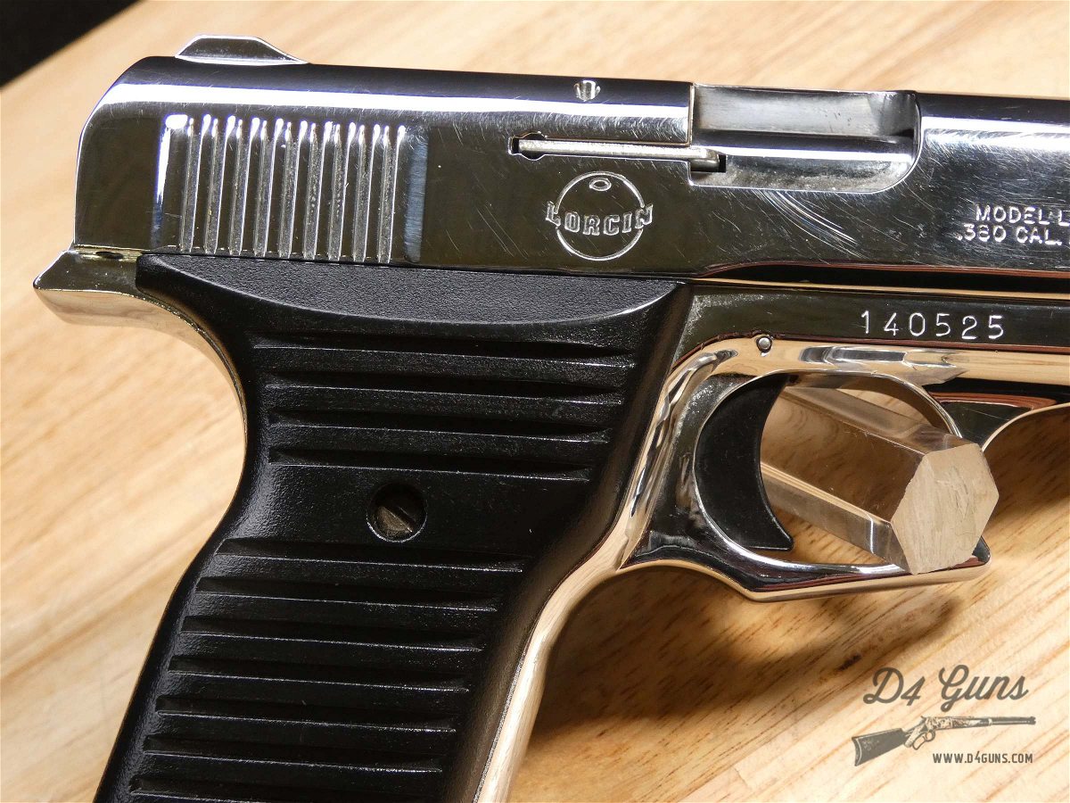 Lorcin Model L380 - .380 ACP - w/ OG Box & Magazine - 7rd - Chrome ...