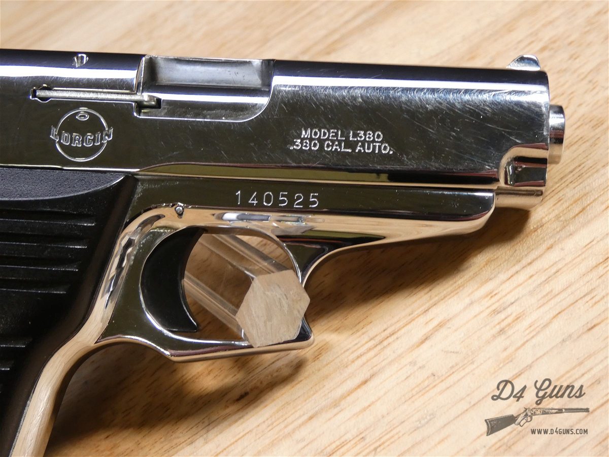 Lorcin Model L380 - .380 ACP - w/ OG Box & Magazine - 7rd - Chrome ...