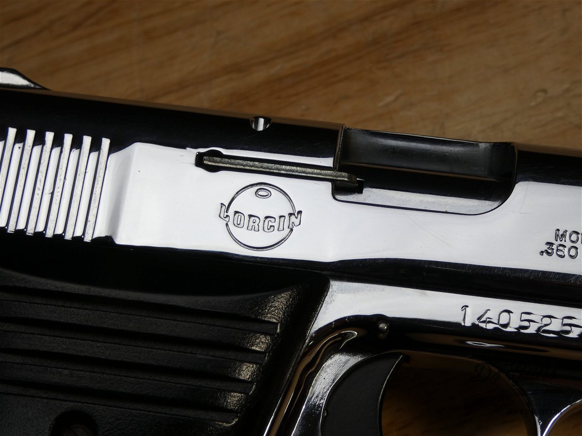 Lorcin Model L380 - .380 ACP - w/ OG Box & Magazine - 7rd - Chrome ...
