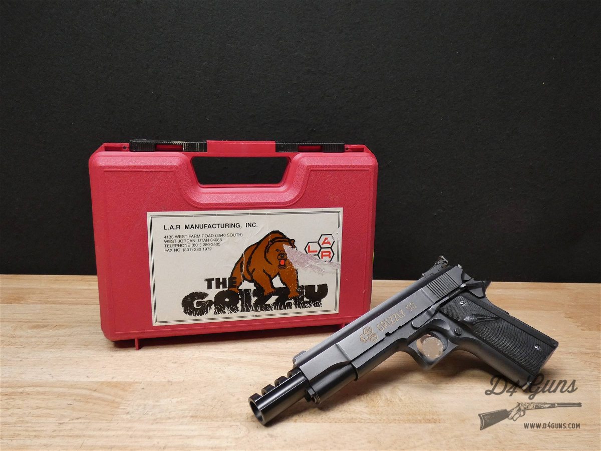 LAR Grizzly 50 Mark V - .50 AE - XLNT w/ OG Case - L.A.R. - C - Semi ...