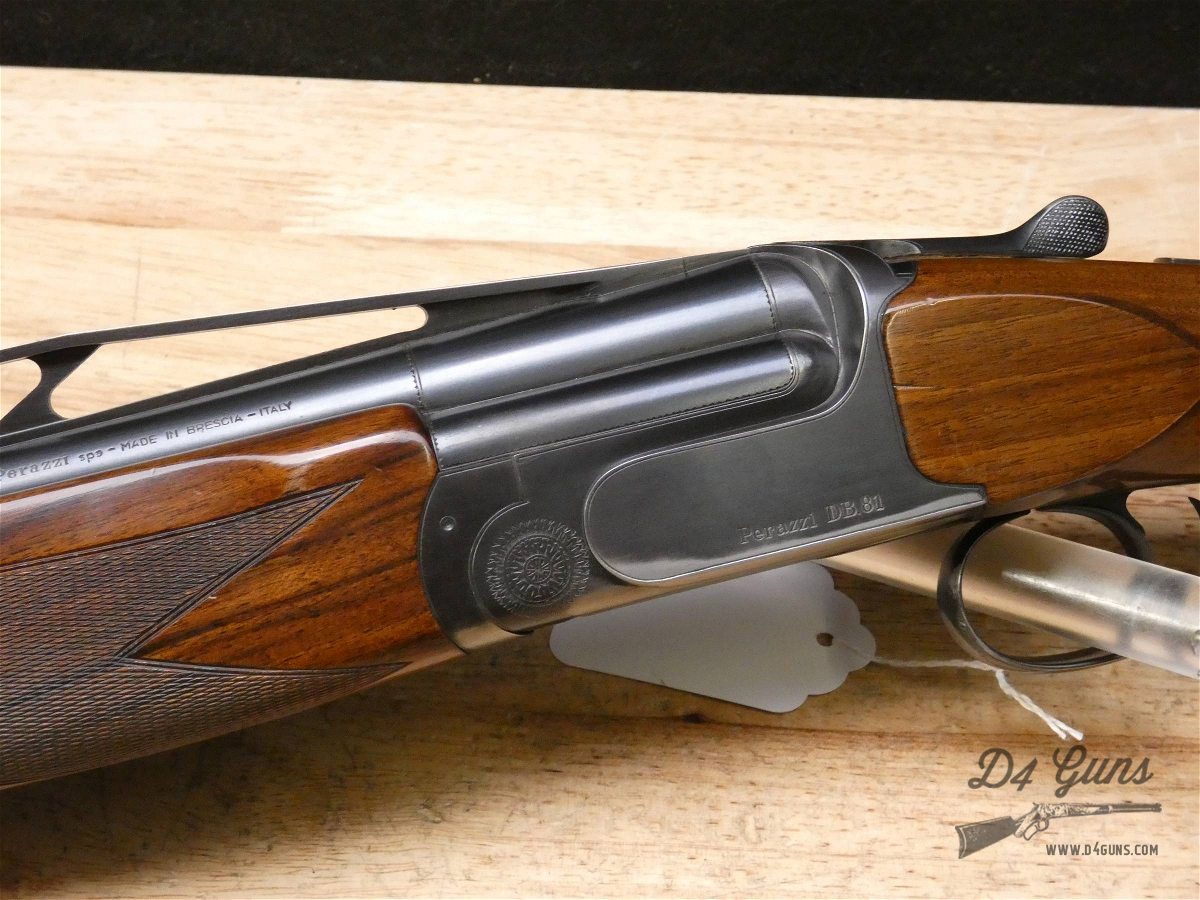 Perazzi DB81 - 12ga - 1981 Italy - Trap -ATA PITA - Raised Rib Ported ...