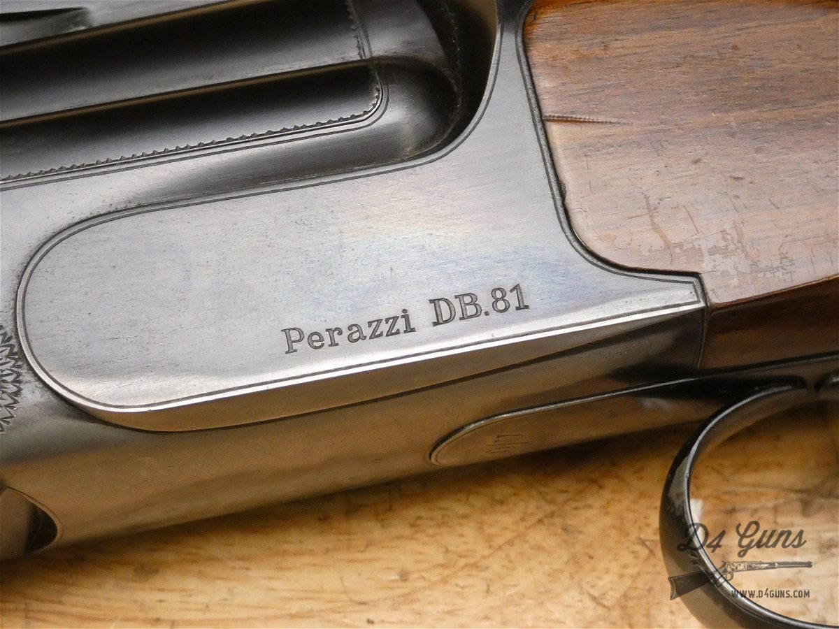 Perazzi DB81 - 12ga - 1981 Italy - Trap -ATA PITA - Raised Rib Ported ...