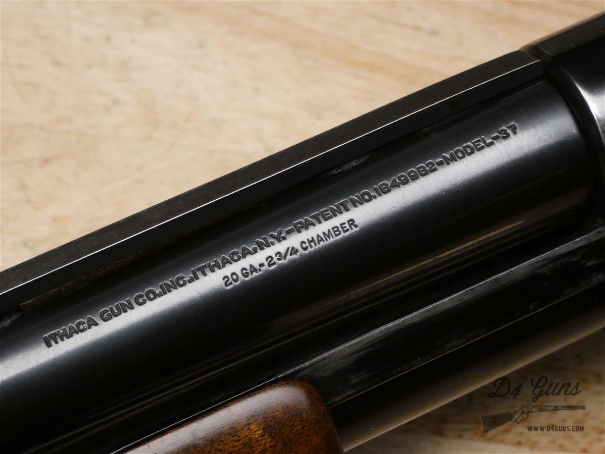 Ithaca Model 37 - 20 Gauge - MFG 1942 - Slam Fire - Simmons Rib ...