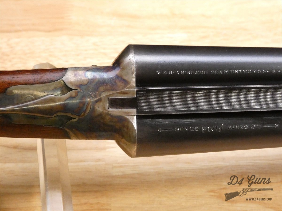 LC Smith Field Grade - 12 Gauge - Hunter Arms - SxS - Case Hardened ...