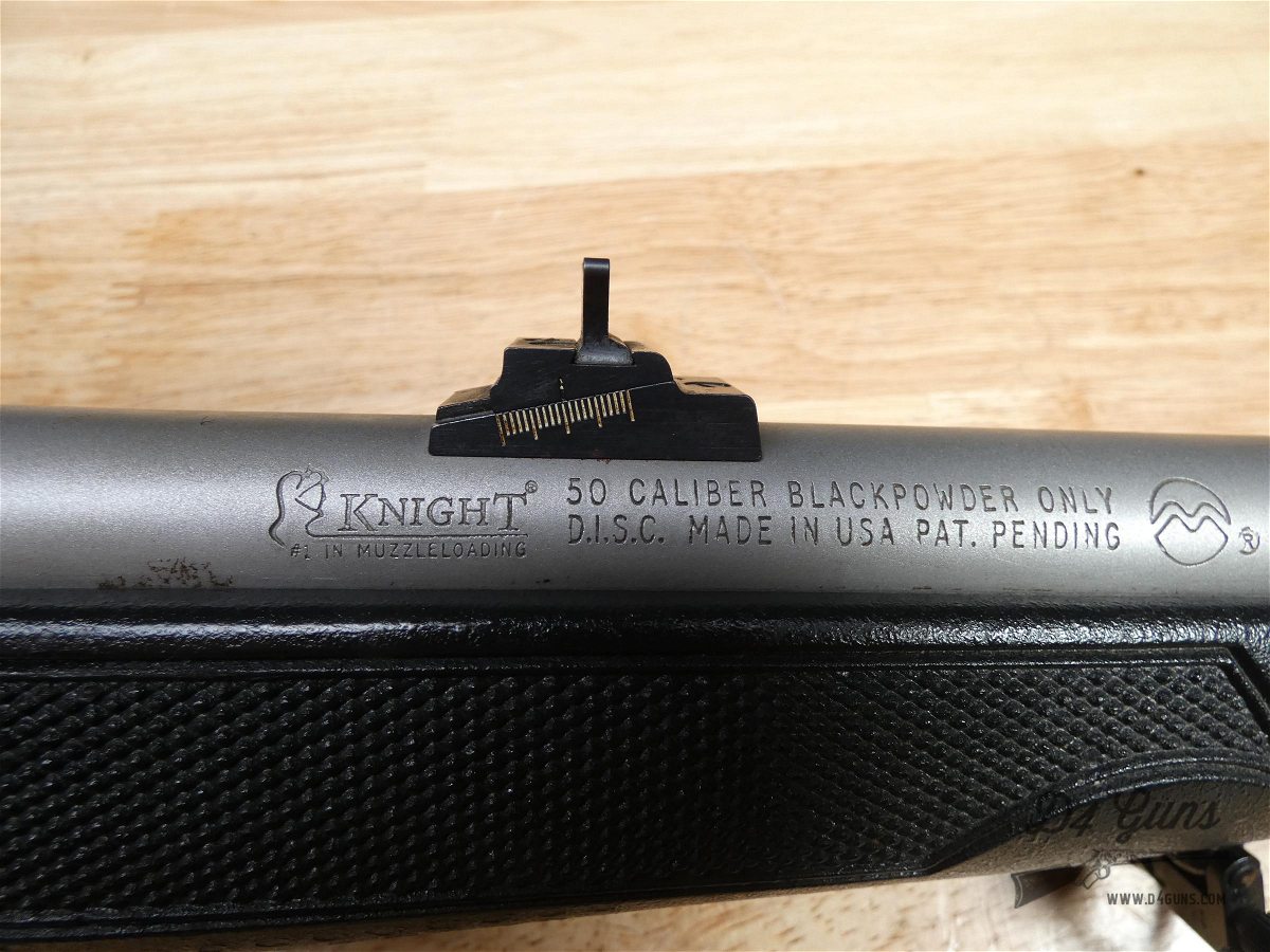 Knight D.I.S.C - .50 Cal - Synthetic - Muzzle Loader - USA Made - Black ...