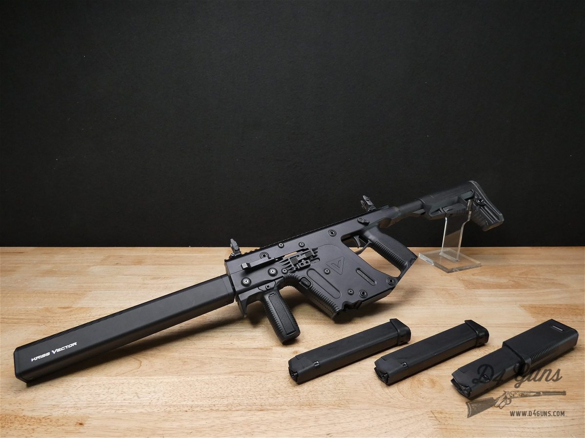 Kriss Vector CRB - 9mm - XLNT w/ 3 Glock Mags - Semi Auto Carbine - C ...