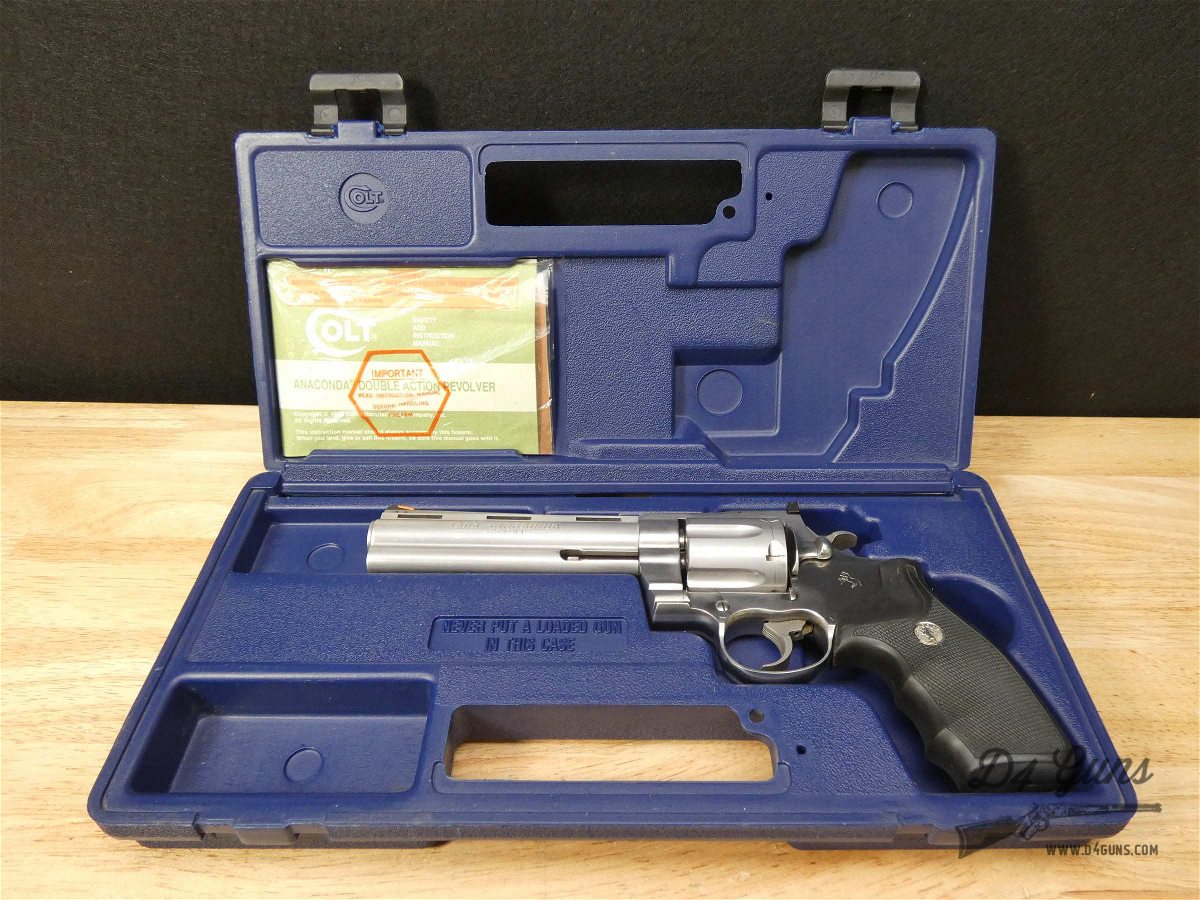 Colt Anaconda - .45 Colt - Snake 1993 - .45LC RARE XLNT! Stainless ...
