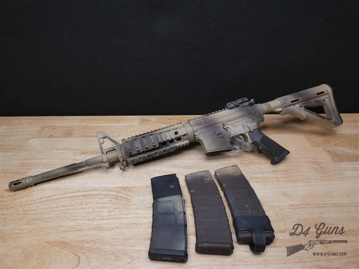 Spikes Tactical ST-15 - 5.56 NATO - FDE - Troy Quad Rail - AR-15 - LOOK ...
