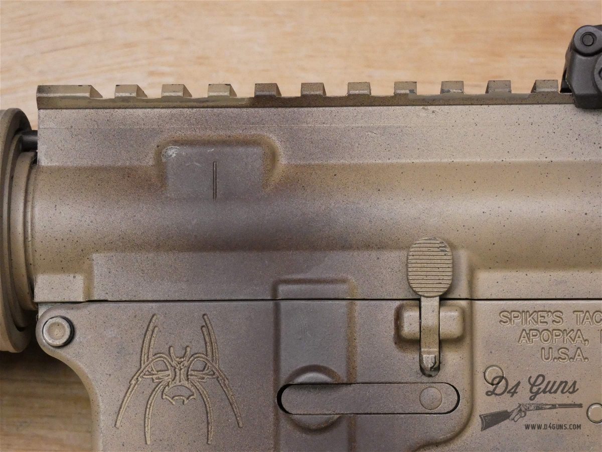 Spikes Tactical ST-15 - 5.56 NATO - FDE - Troy Quad Rail - AR-15 - LOOK ...