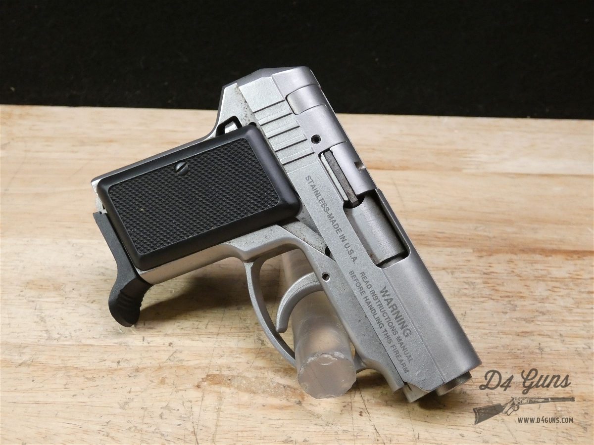 AMT Backup - .380 ACP - Stainless - CCW - 9mm Kurtz - w/ Mag - DAO ...