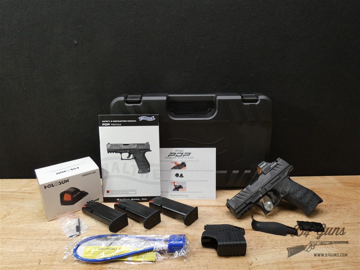 Walther PDP Compact - 9mm - Mfg. 2021 - Holosun - Germany - PDP C - OG ...