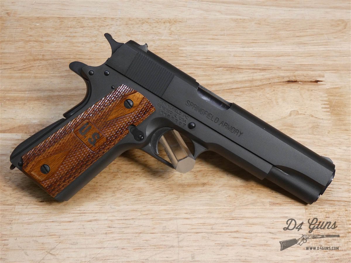 Springfield Model 1911-A1 - .45 ACP - w/ OG Case - Mil-Spec - Parkerized - Semi Auto Pistols at ...