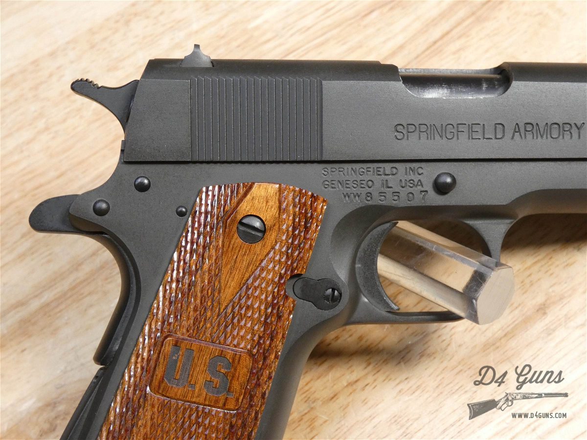 Springfield Model 1911-A1 - .45 ACP - w/ OG Case - Mil-Spec - Parkerized - Semi Auto Pistols at ...