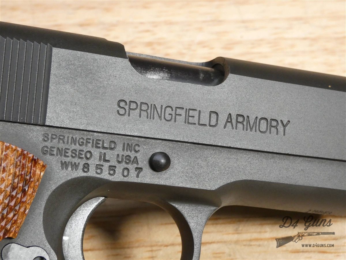 Springfield Model 1911-A1 - .45 ACP - w/ OG Case - Mil-Spec - Parkerized - Semi Auto Pistols at ...