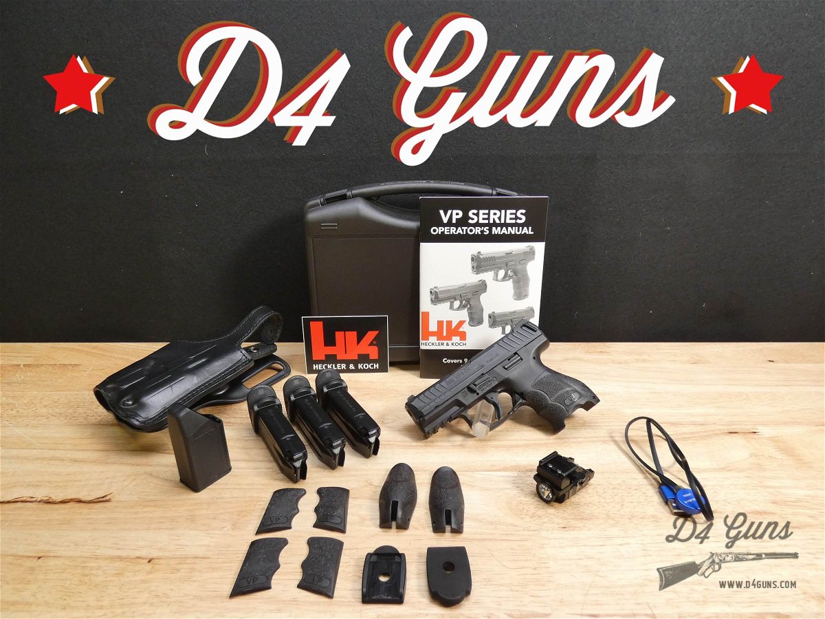 Heckler & Koch VP9 SK P1 - 9mm - w/ 3 Mags & Olight - Sub Compact ...