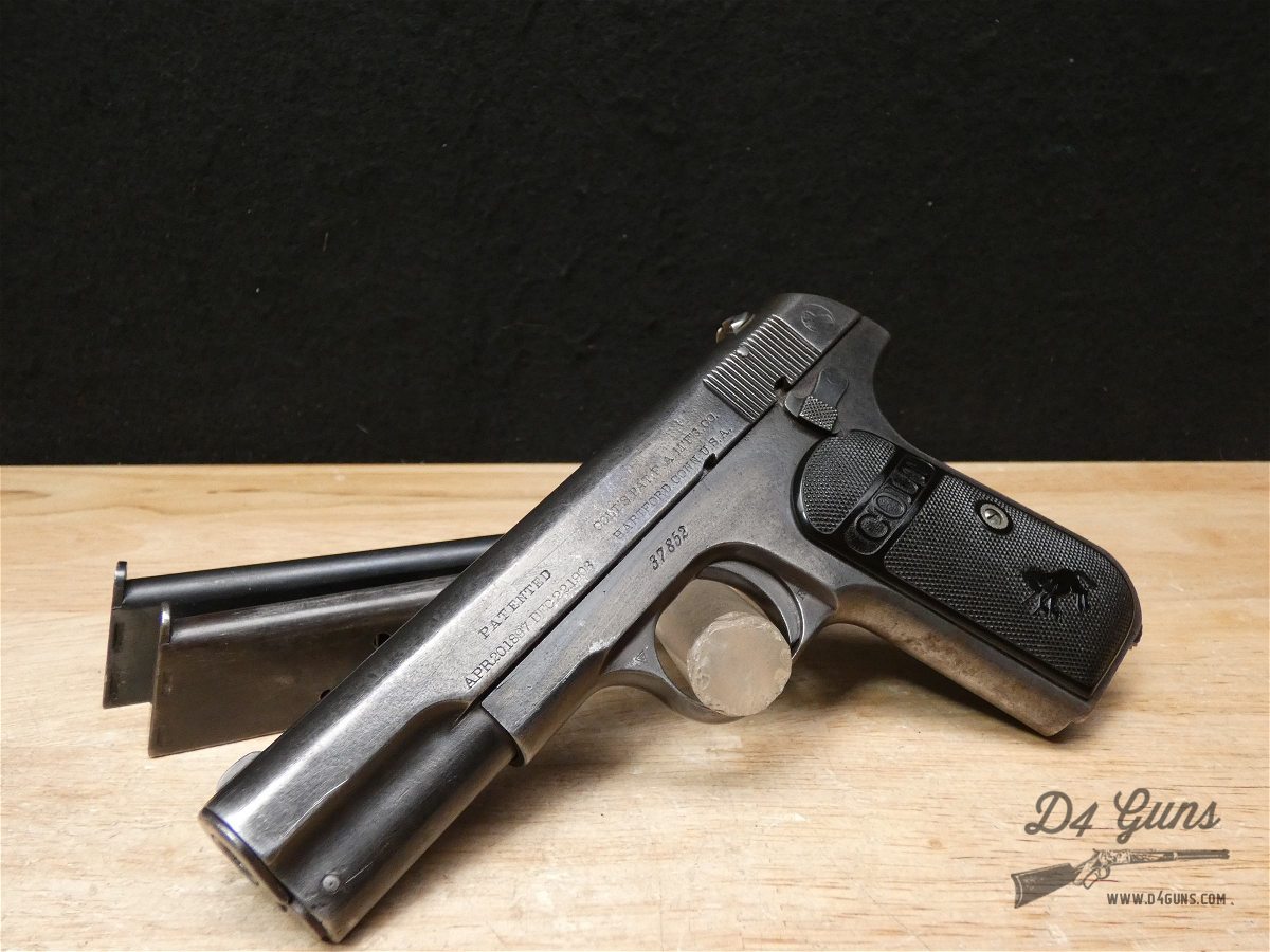 Colt M1903 Pocket Hammerless - .32 ACP - W/ Mag - Mfg 1906 - Low Serial ...