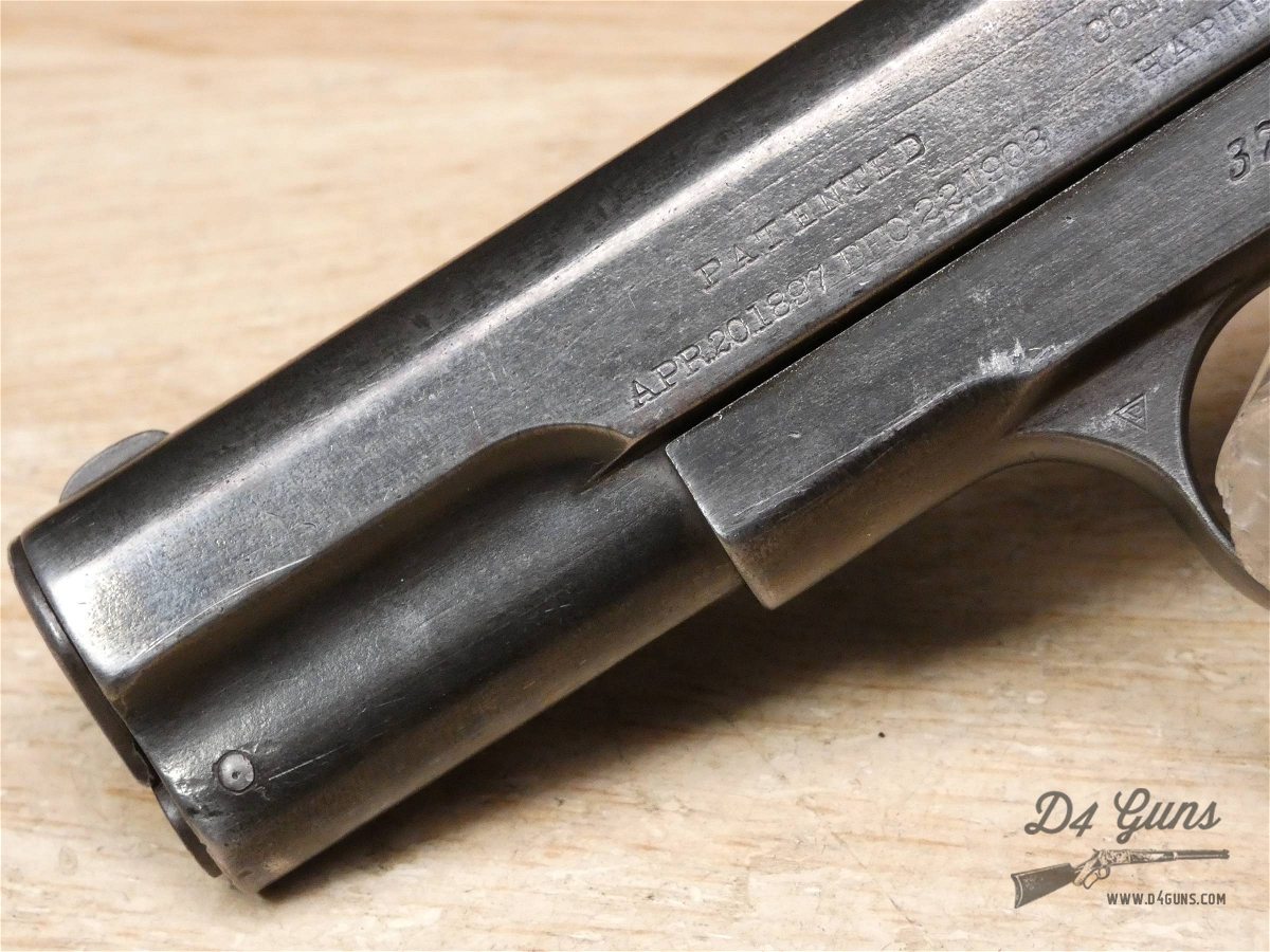 Colt M1903 Pocket Hammerless - .32 ACP - W/ Mag - Mfg 1906 - Low Serial ...