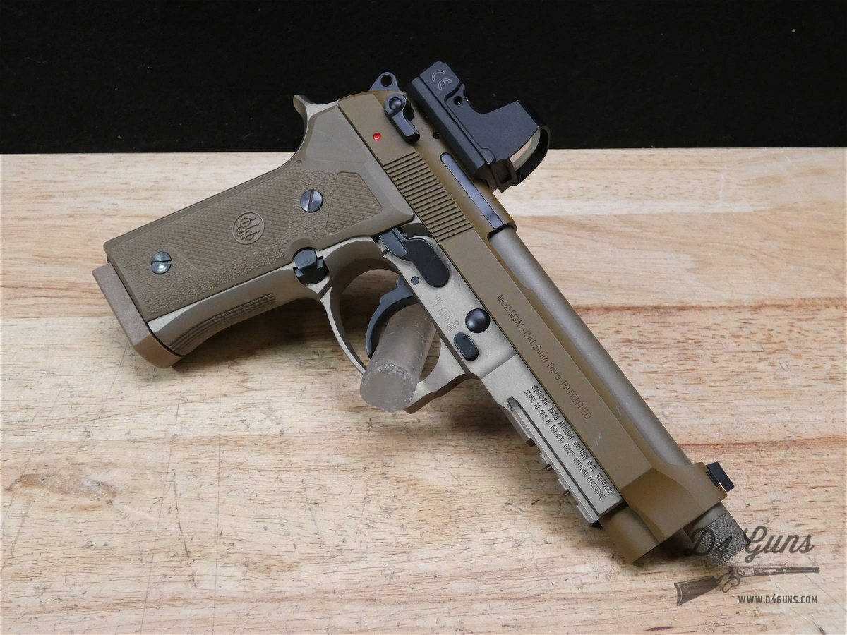 Beretta M9A3 - 9mm - Mfg. 2019 - Supp. Ready - Greed Dot - FDE ...