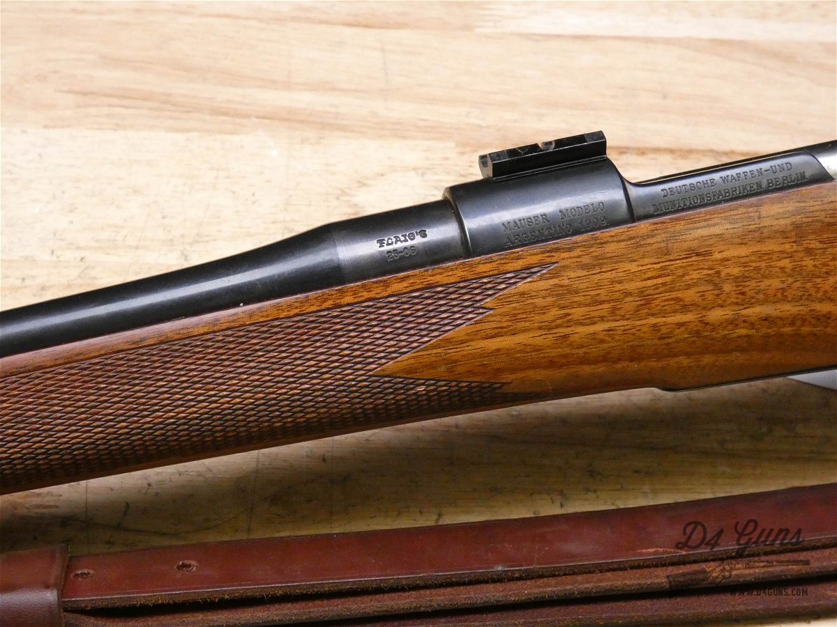 Mauser Modelo Argentino 1909 25 06 Rem Mannlicher Stock Custom