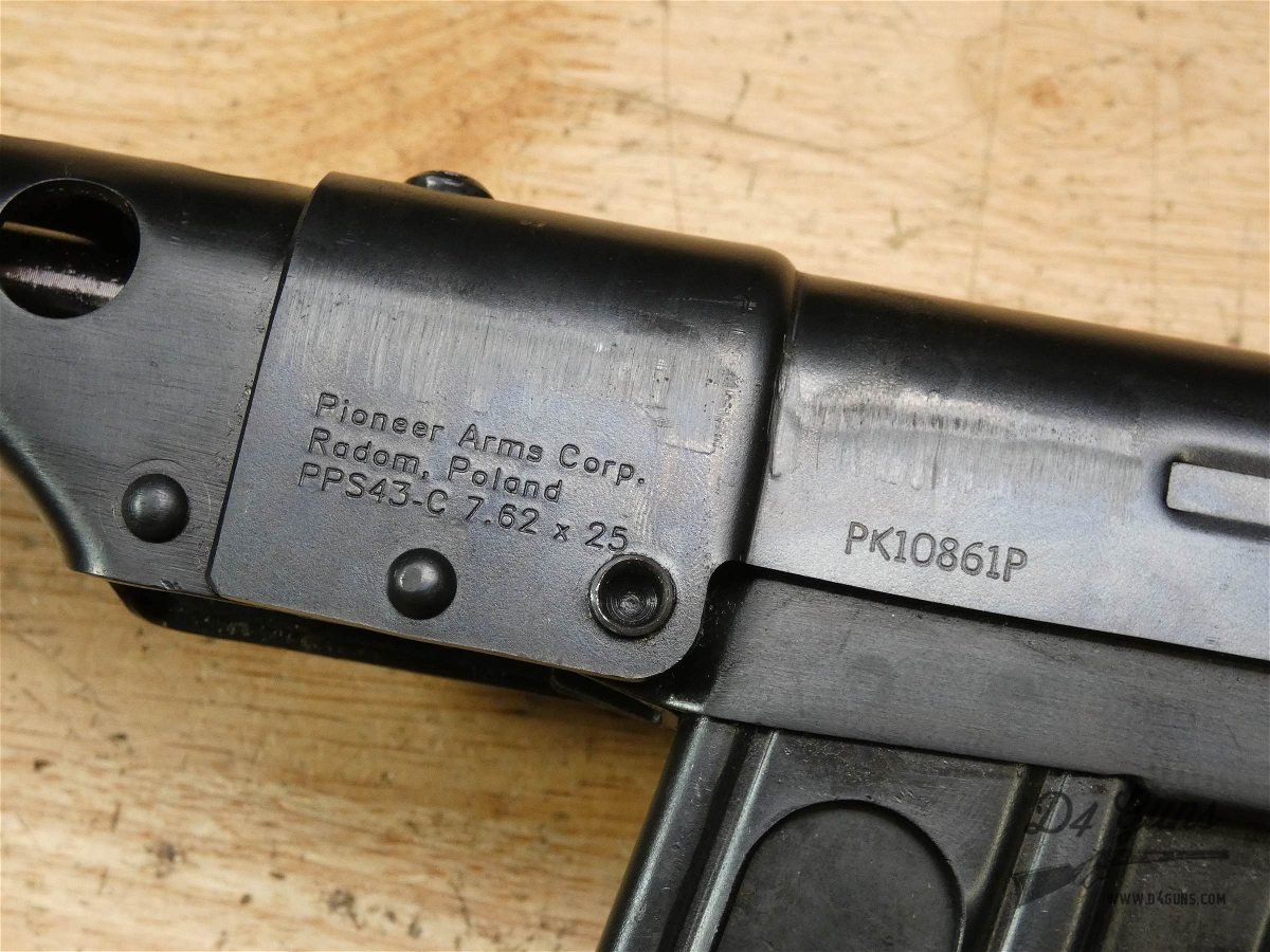 Pioneer Arms Radom PPS43-C - 7.62x25 - Poland - PPSH - Cold War - w/ 4 ...