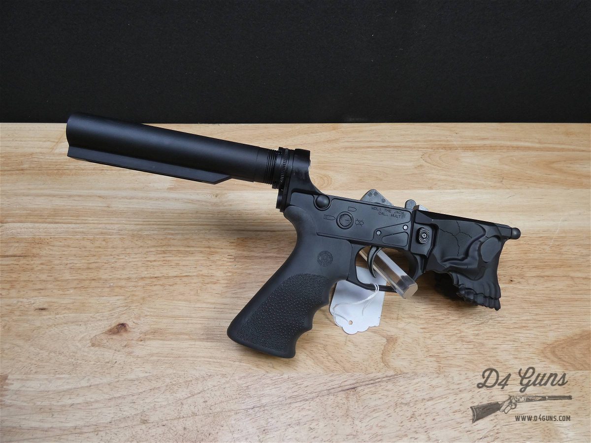 Sharps Bros. MFG Complete Lower Receiver - SKULL - THE JACK ! - AR15 ...