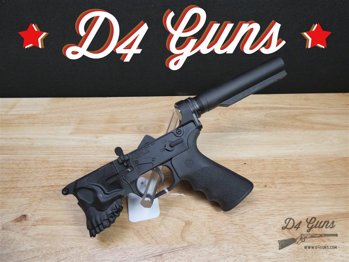 Sharps Bros. MFG Complete Lower Receiver - SKULL - THE JACK ! - AR15 ...