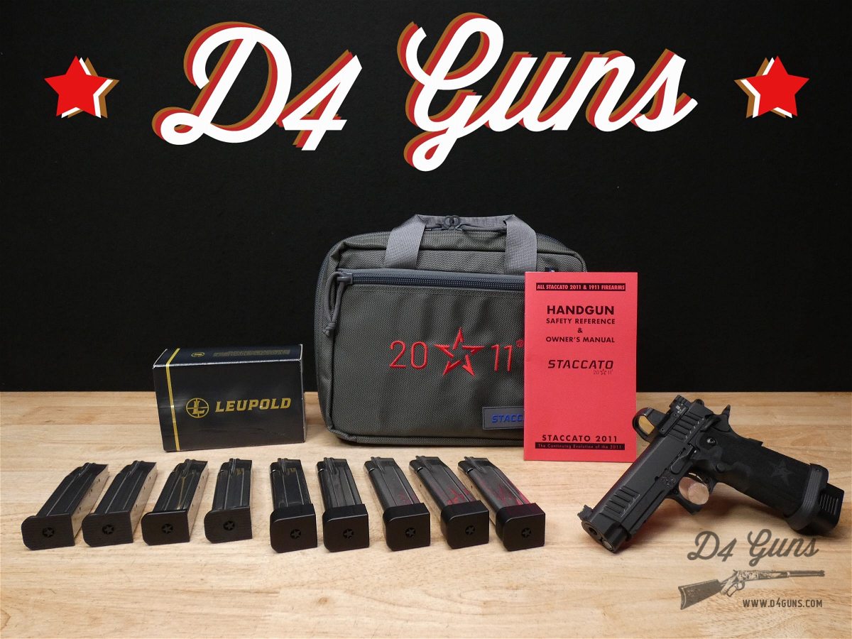 Staccato P 2011 - 9mm - STI w/ Leupold Delta Point Pro & 10 MAGS ...