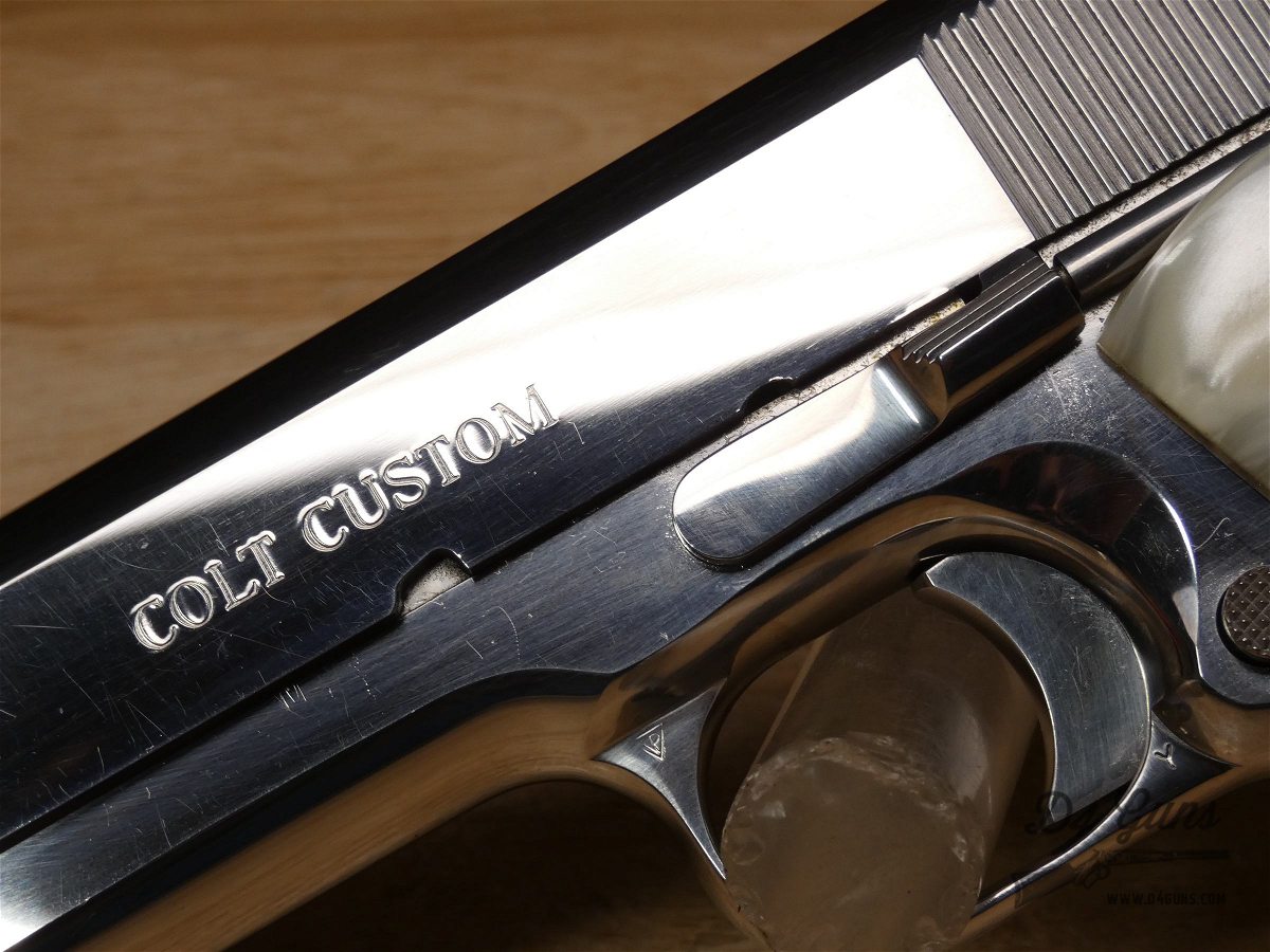 Colt Custom Shop Government 38 1911 - .38 Super - Bright Stainless ...