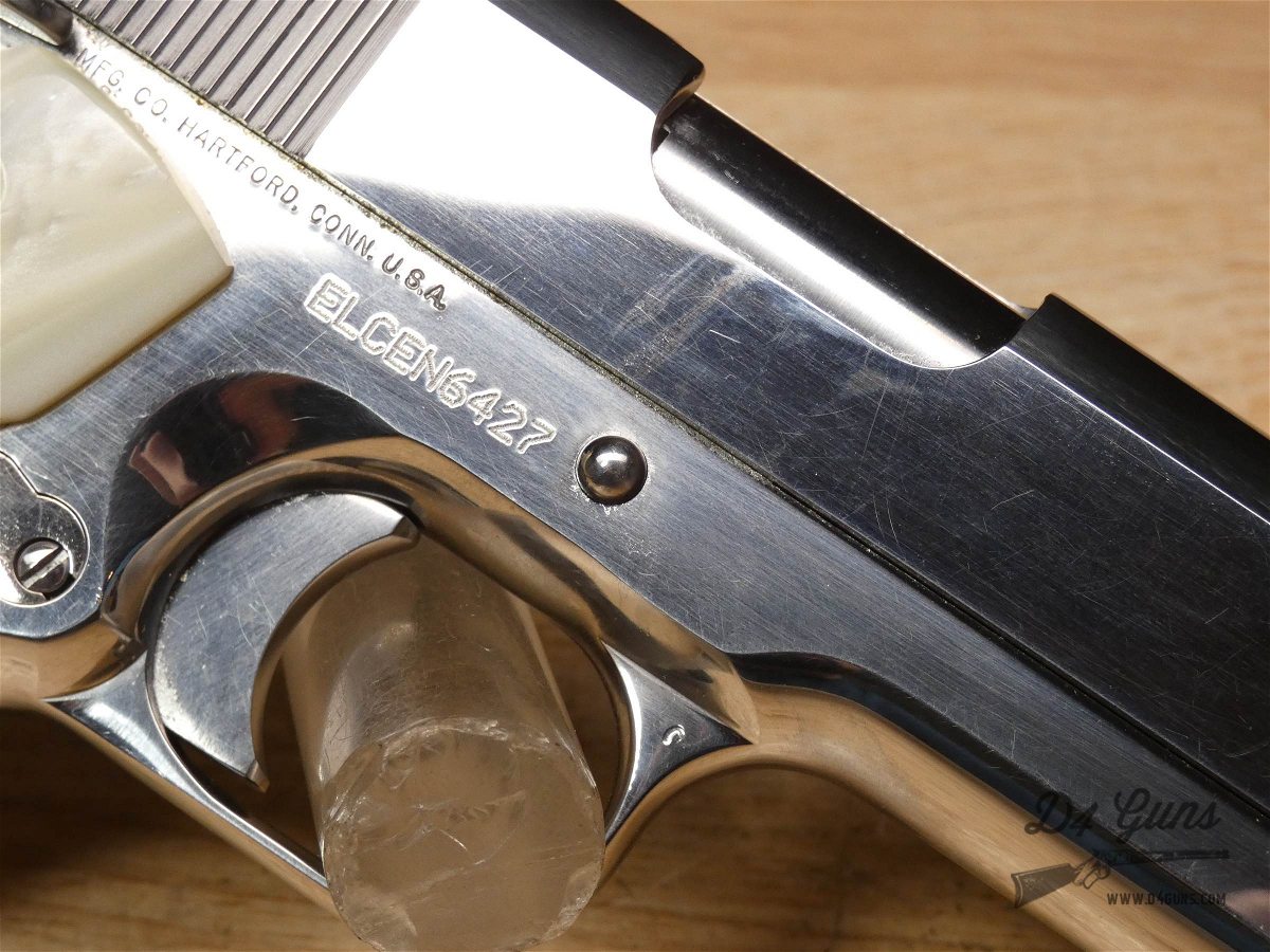 Colt Custom Shop Government 38 1911 - .38 Super - Bright Stainless ...