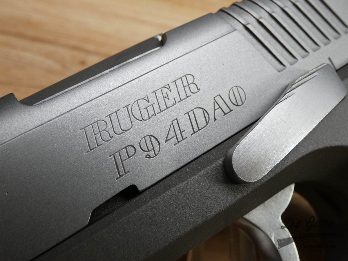 Ruger P94 DAO - 9mm - Stainless - Mfg. 1994 - P94DAO - w/ Case & 4 Mags ...