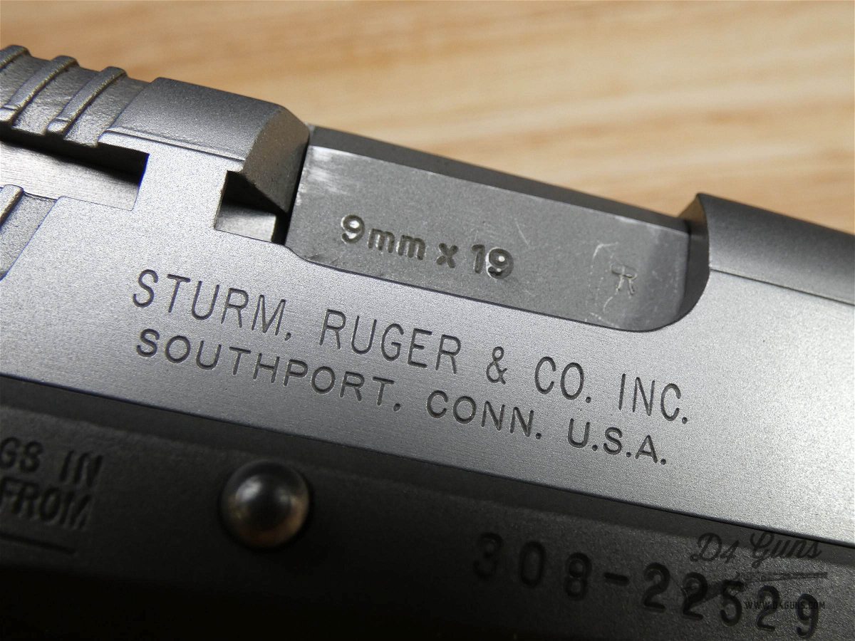 Ruger P94 DAO - 9mm - Stainless - Mfg. 1994 - P94DAO - w/ Case & 4 Mags ...