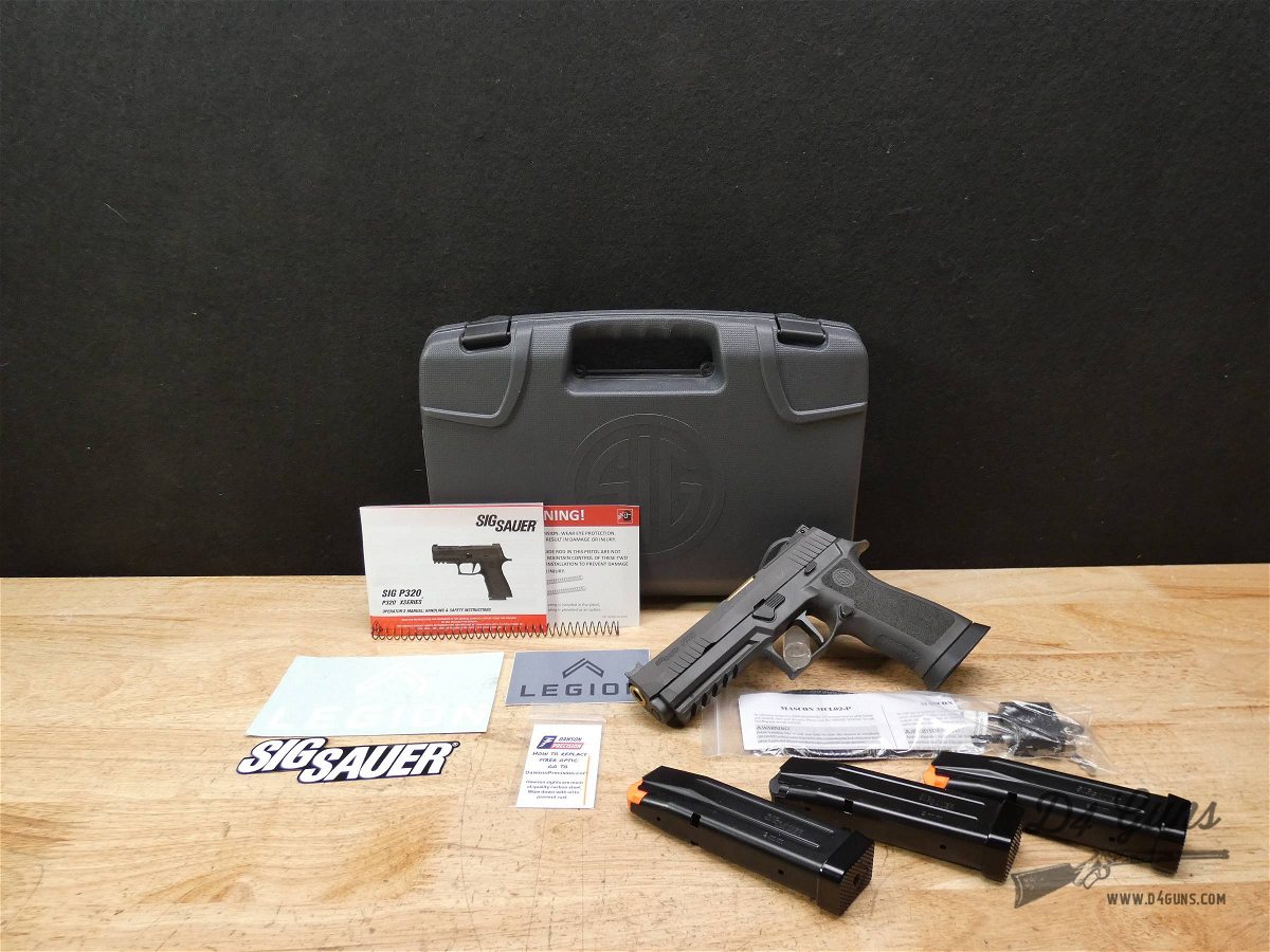 Sig Sauer P320 XFIVE Legion - 9mm - X FIVE - X5 - Apex Trig. - Gold ...