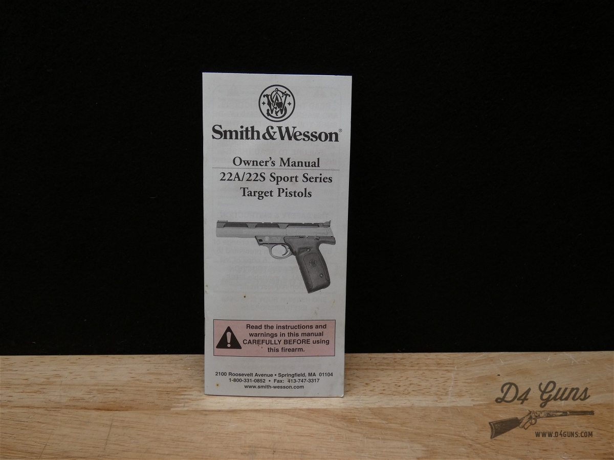 Smith & Wesson 22A-1 - .22 LR - 2 Mags & Case - S&W 22A - 22 Target ...