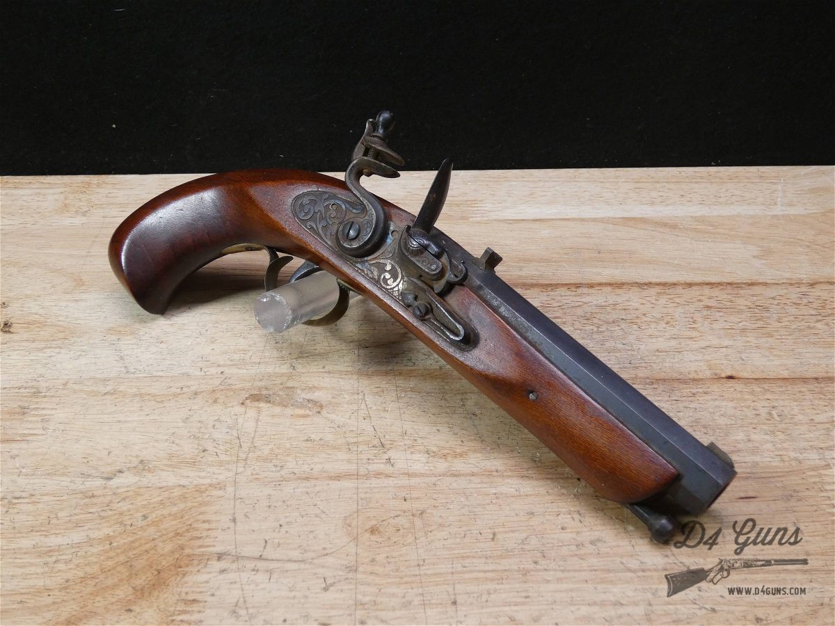 Spanish Jukar Black Powder Pistol - .45 Cal - Flintlock -Smoke on the ...