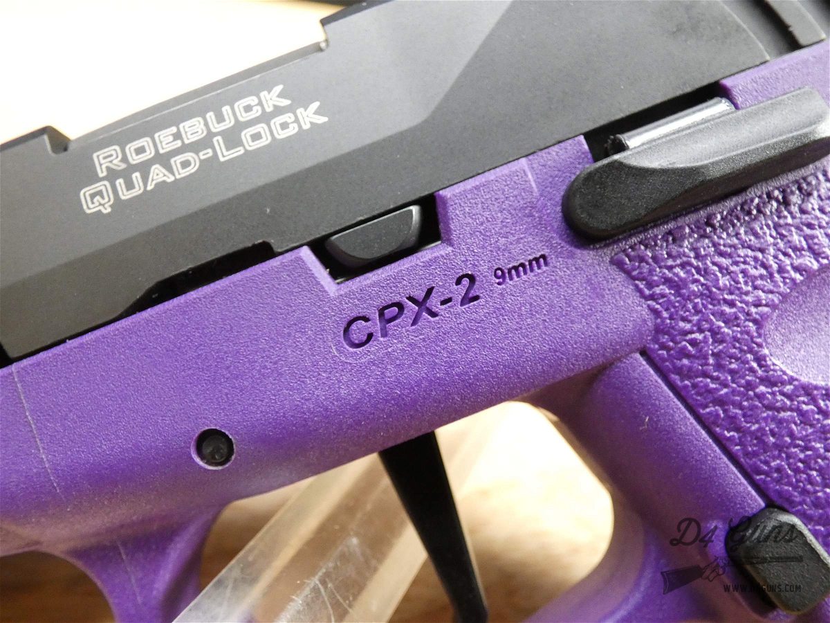 SCCY CPX-2 - 9mm - OG Box & 2 Mags - Purple & Black - Concealed Carry ...