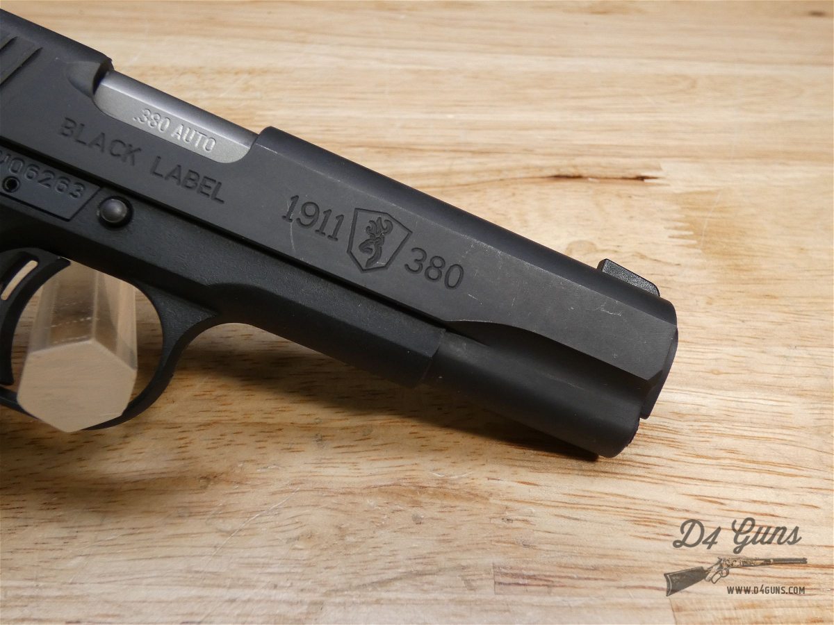 Browning Black Label 1911-380 - .380 ACP - OG Case & Mag - XLNT - Semi ...