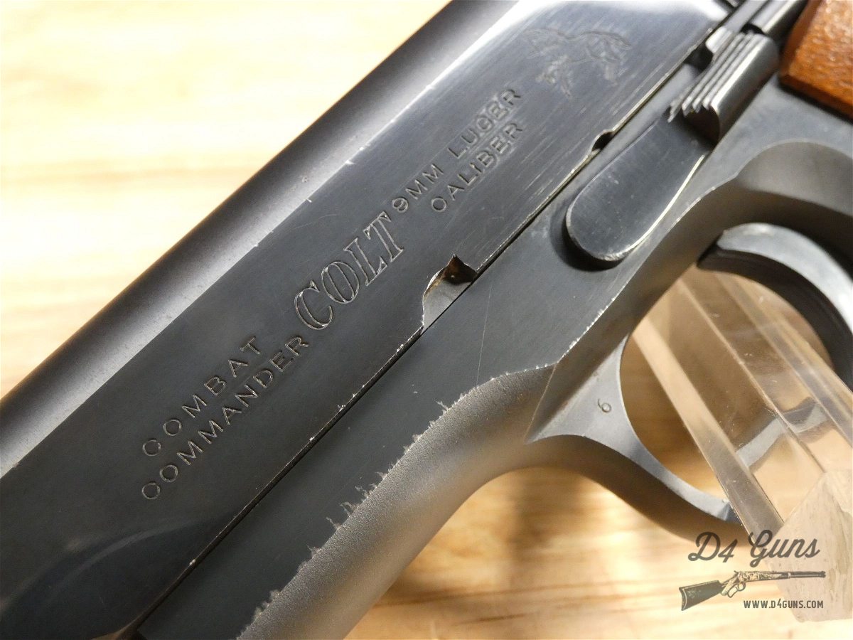 Colt Combat Commander Model 1911 - 9MM - MFG: 1975 - w/ Mags & OG Box ...
